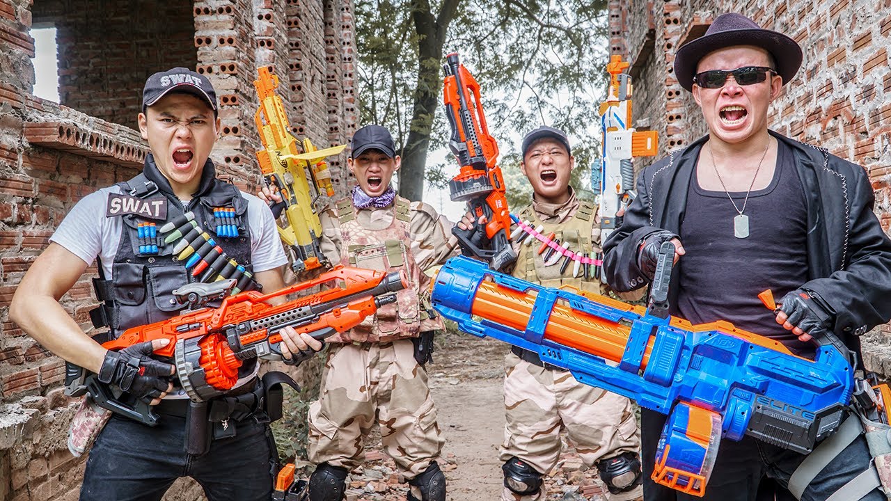 Nerf Guns War S W A T Of SEAL TEAM Use Nerf Gun Attack Mad Boss nerf-guns-war-s-w-a-t-of-seal-team-use-nerf-gun-attack-mad-boss