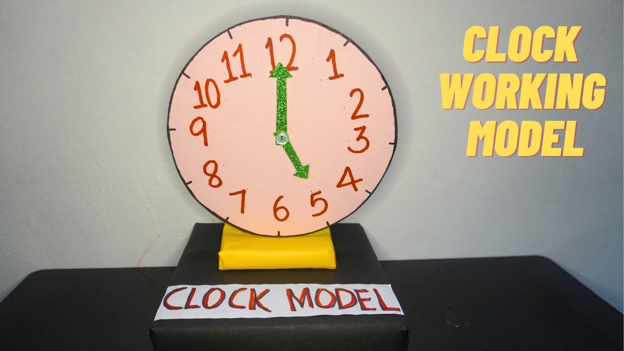 Clock Working Model For School Project Clock Model For Students Clock Working Model For School Project Clock Model For Students