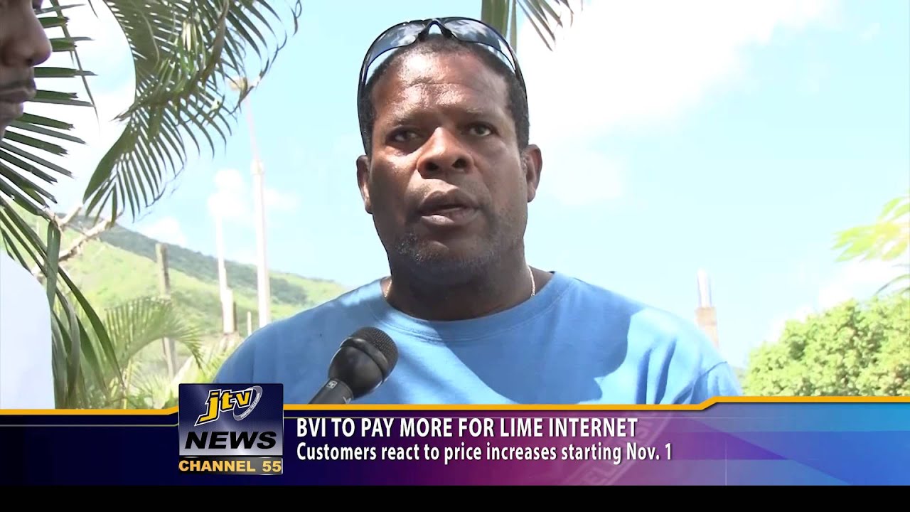 BVI To Pay More For Lime Internet - YouTube