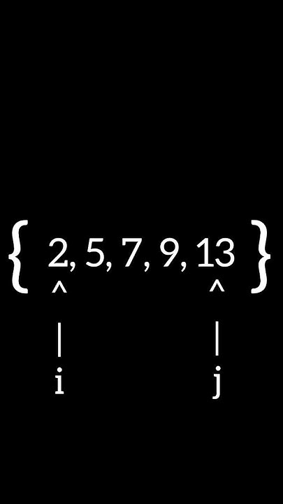 2 Sum Using 2 Pointer Algorithm Shorts Coding Algorithm Youtube