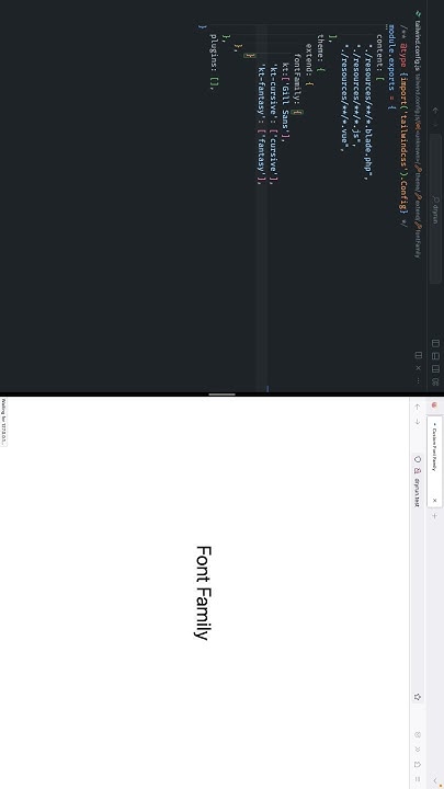 How to add custom fonts in Tailwind CSS - YouTube