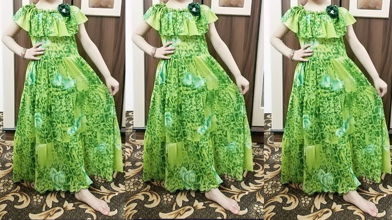 Beautiful Maxi Dress For 5 Year Girl Cutting And Stitching YouTube beautiful-maxi-dress-for-5-year-girl-cutting-and-stitching-youtube