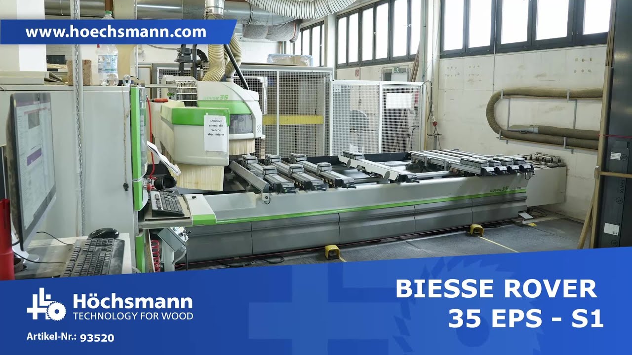 BIESSE ROVER 35 EPS - S1 (Höchsmann Klipphausen) - YouTube