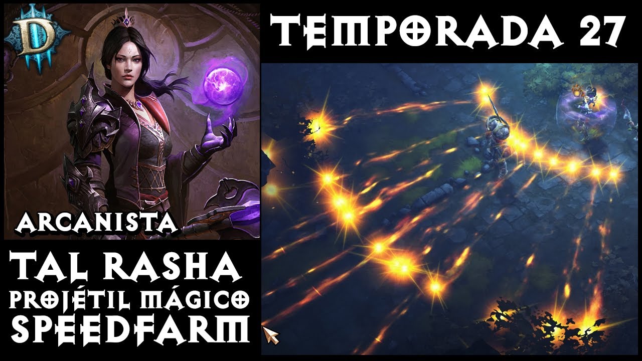 Tal Rasha - Speedfarm: Projétil Mágico - Temporada 27 - Diablo 3 - YouTube