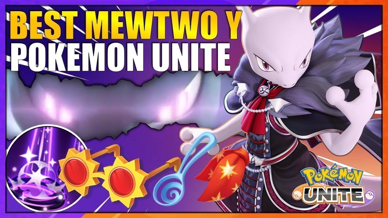 Best Build Items and Emblems for Mewtwo Y | Pokemon Unite Gameplay ...
