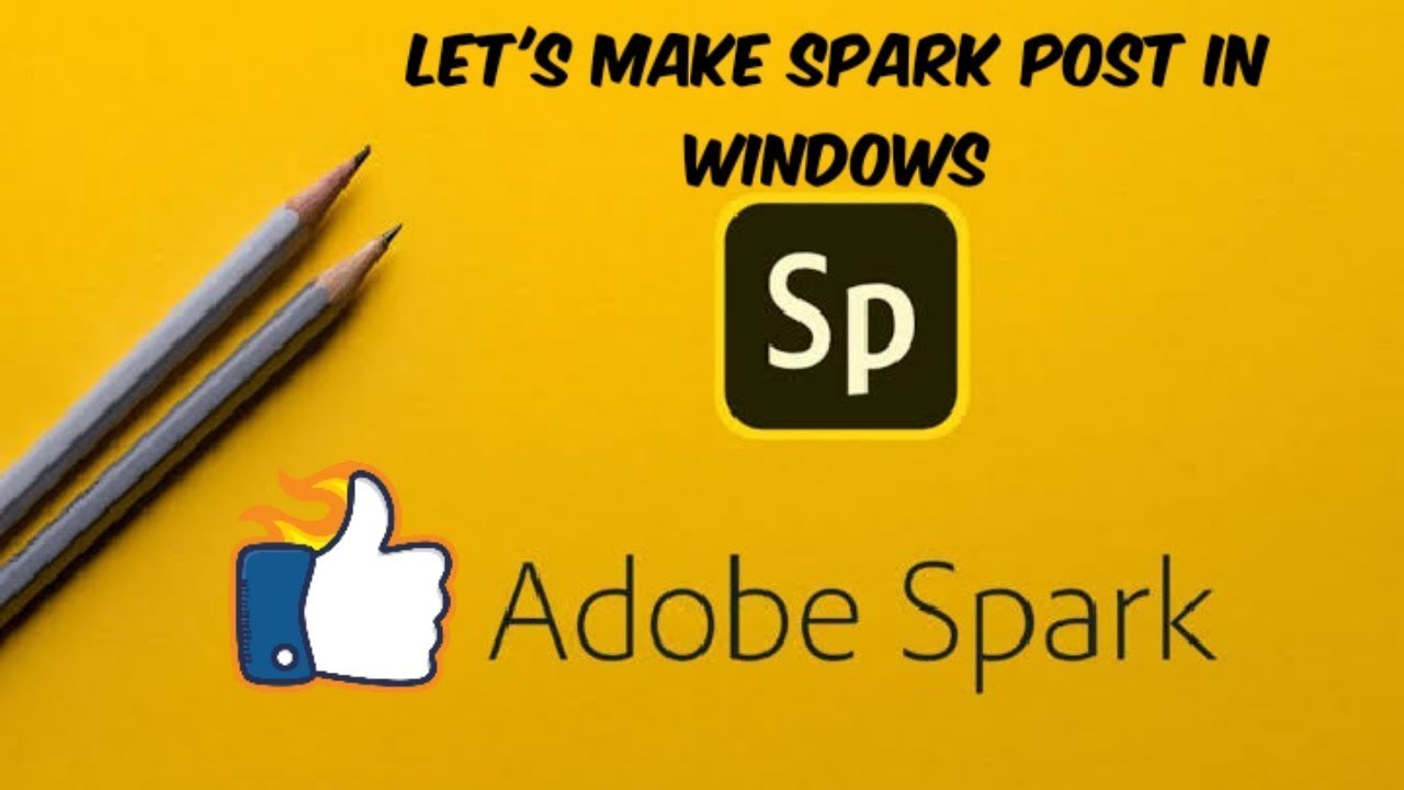 How to create Adobe Spark post using Desktop/ Laptop Windows - YouTube