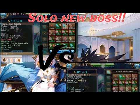 Toram Online : Ocean Current Rapier Sword vs ordinary sword damage solo ...