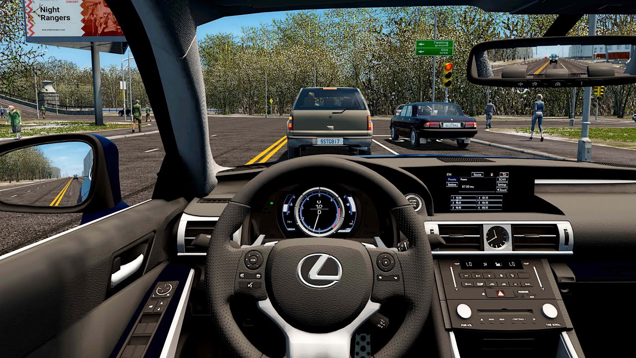 Lexus IS350 F-Sport 2014 - City Car Driving | Logitech G29 Steering ...