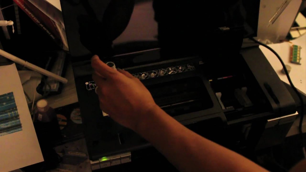 How To Clear A Stubborn Inkjet Printer Clog - YouTube