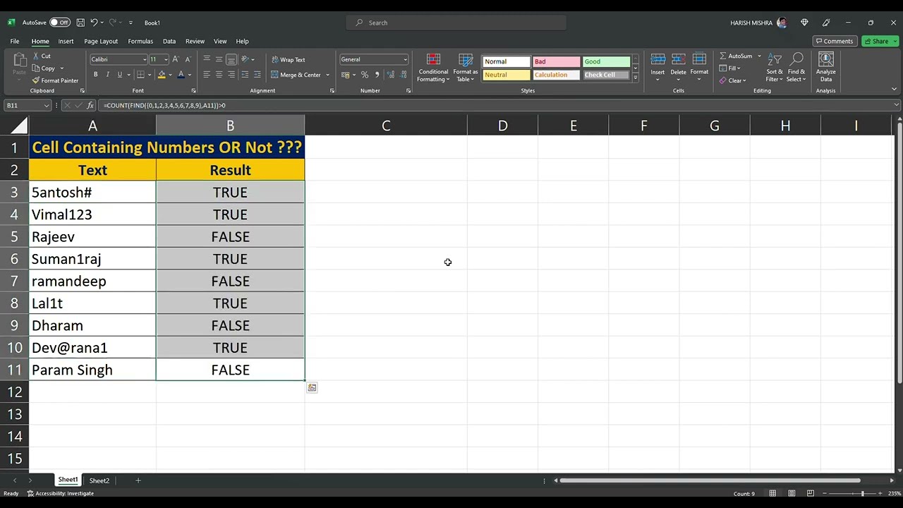 How To Find IF Cell Contains Any Number Formula To Find Number In A How To Find IF Cell Contains Any Number Formula To Find Number In A