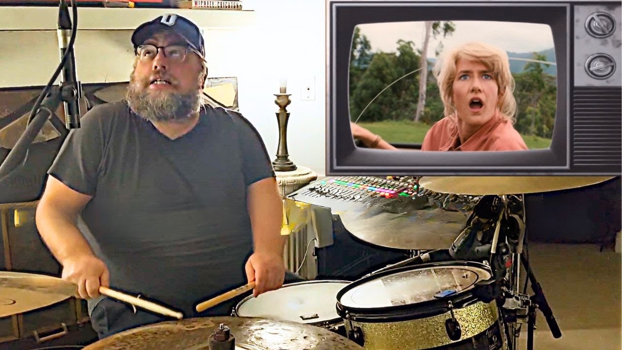 JURASSIC PARK DRUM COVER - YouTube
