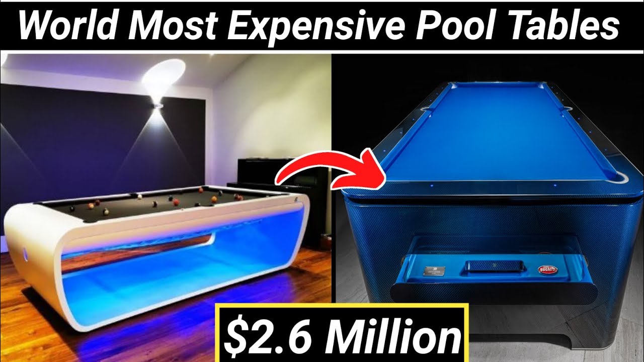 World Most Expensive Pool Tables | Bio & NetWorth School - YouTube