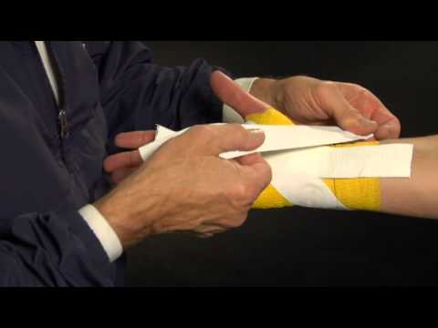 Post Injury Taping: Wrist - YouTube