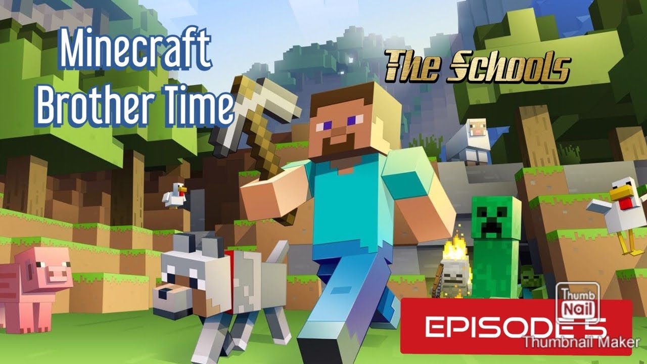 Minecraft - Brother Time - Episode 5 - The School - YouTube