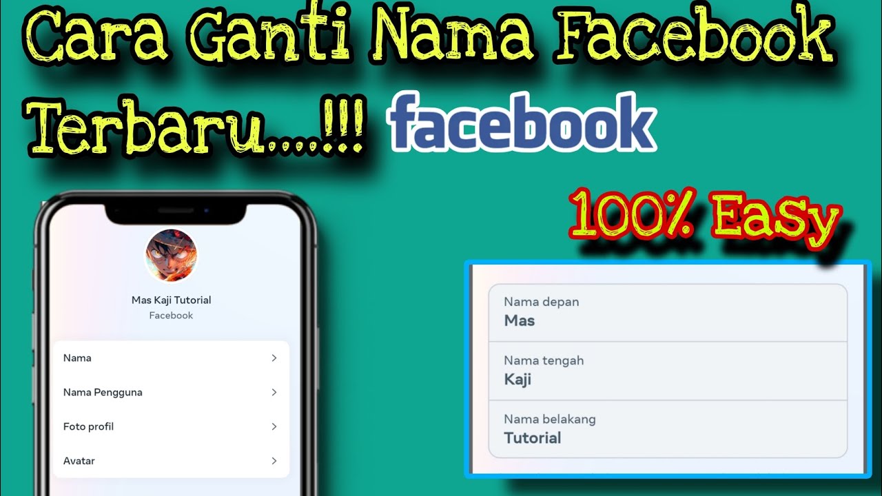 Cara Mengubah Nama Facebook Terbaru || Ganti Nama fb 2024 - YouTube