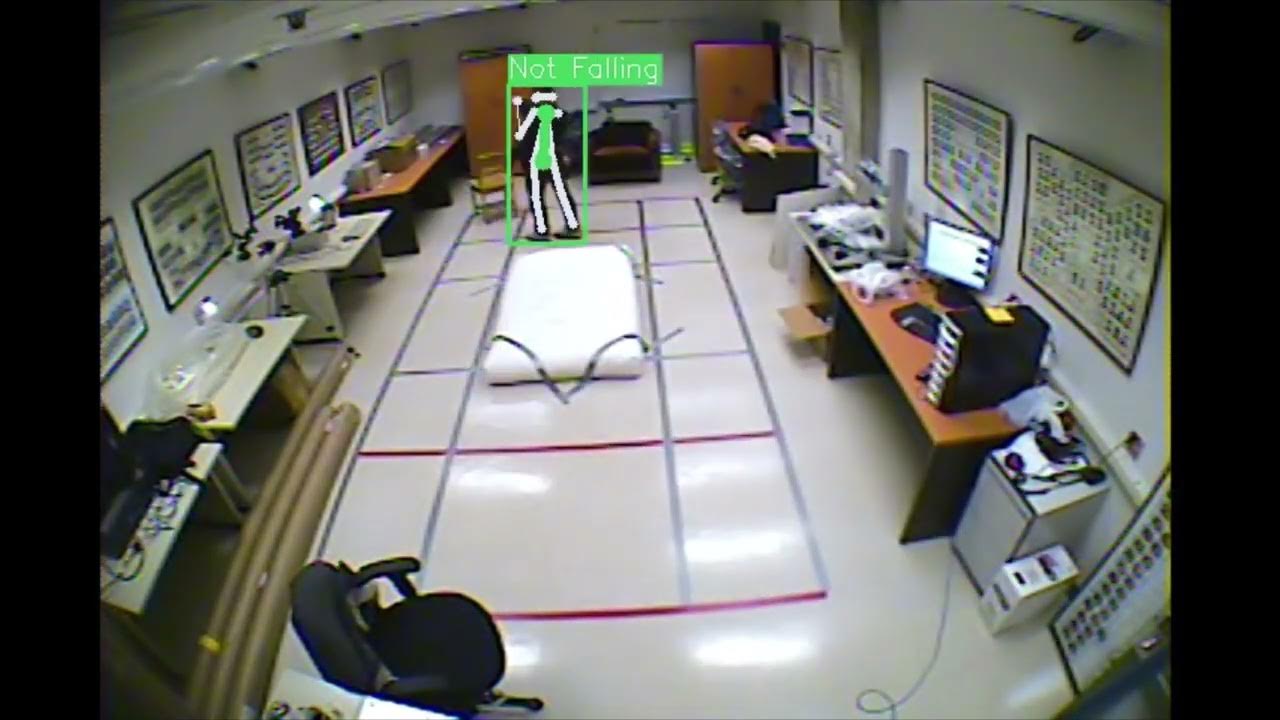 Vision-based Fall Detection using Pose Estimation (weakness 1) - YouTube