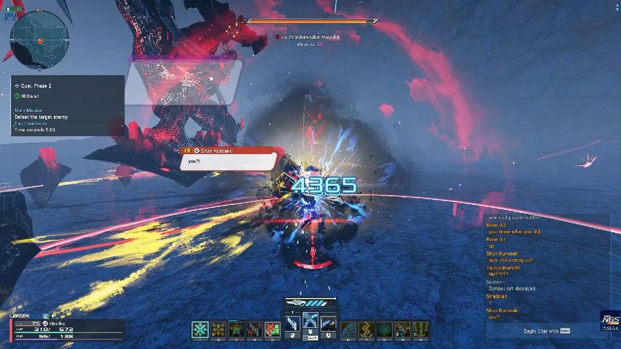 [PSO2NGS] Duel quest 2 againt the starless as slayer 👊 - YouTube