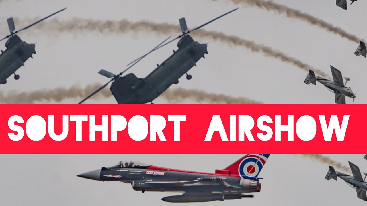 Airshow at Southport 2023 wow typhoon Is amazing 🇬🇧 - YouTube