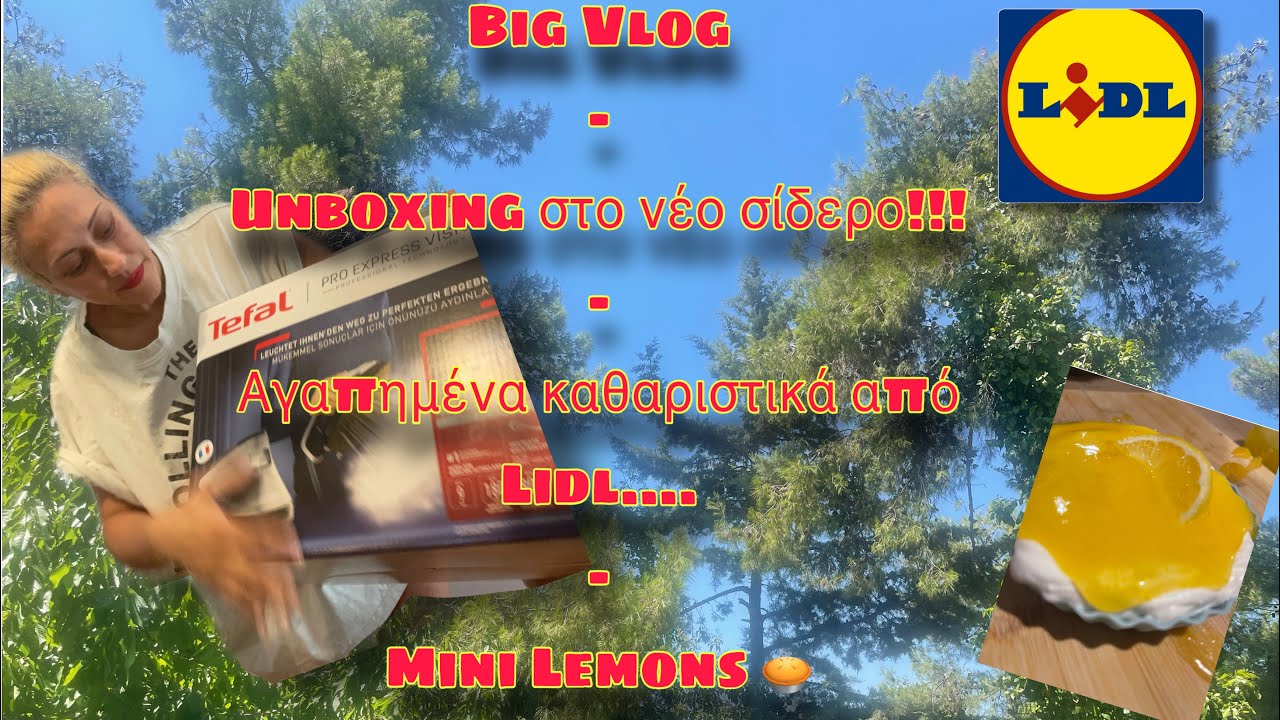 #BIG VLOG I UNBOXING ΣΤΟ ΝΕΟ ΣΙΔΕΡΟ Ι ΑΓΑΠΗΜΕΝΑ ΚΑΘΑΡΙΣΤΙΚΑ ΑΠΟ LIDL I ...