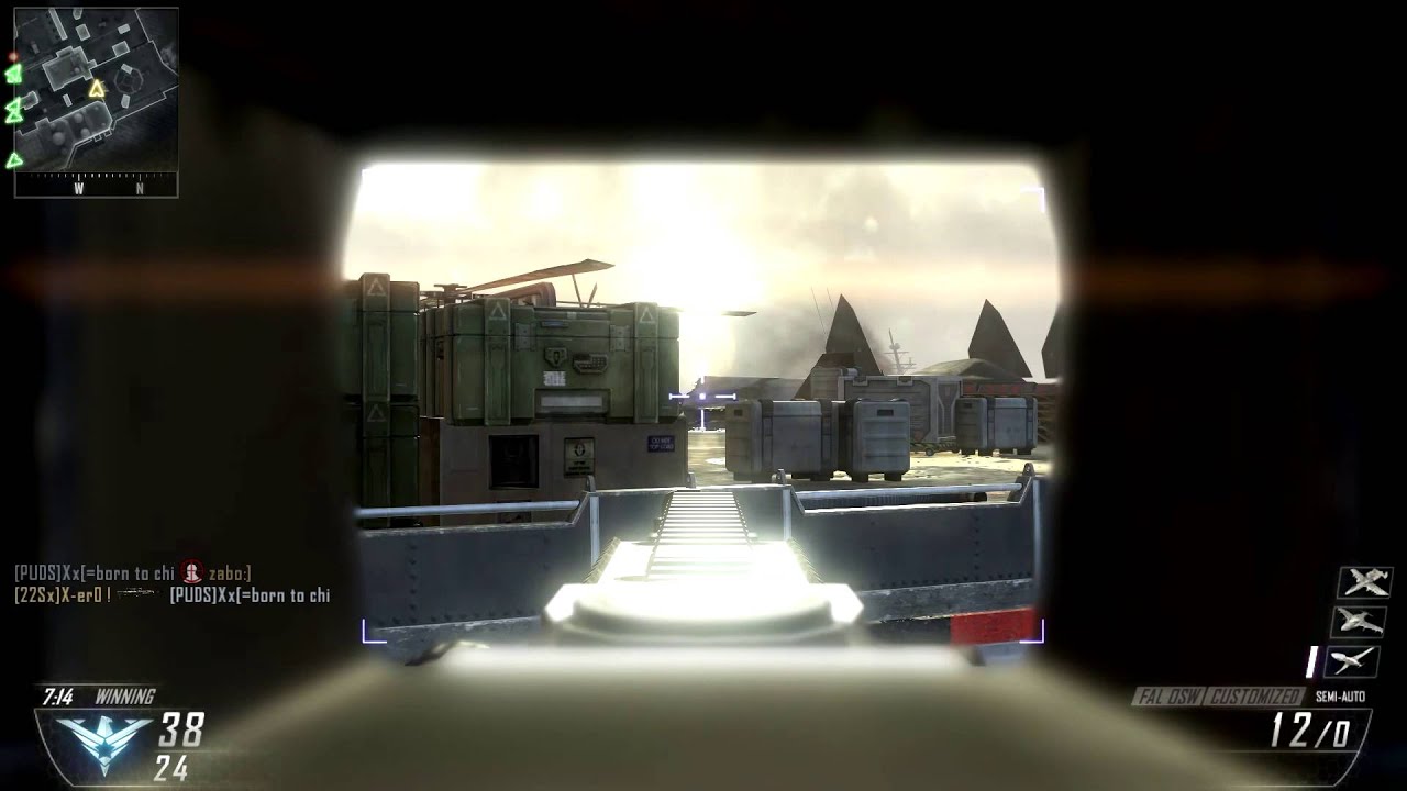 Black Ops 2 - TDM 32-3 on Carrier - FAL w/ Target Finder - YouTube