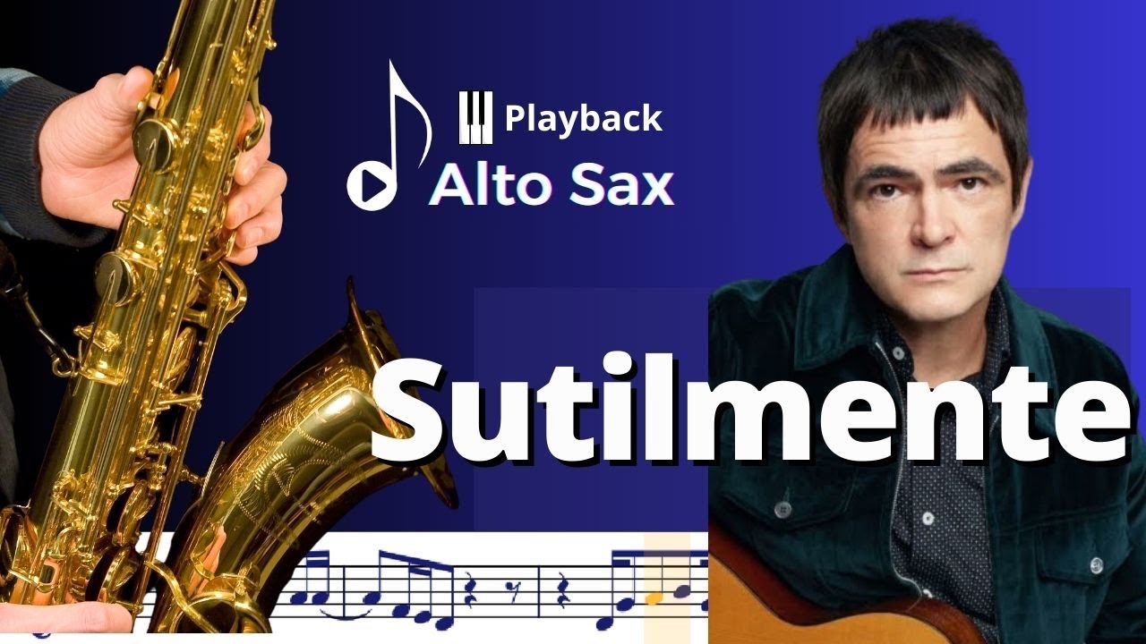 Sutilmente (Skank) Playback + Partitura [Sax Alto Eb] - YouTube