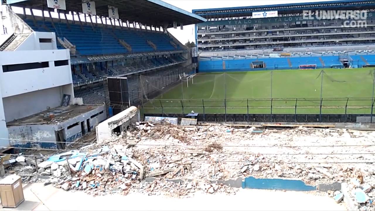 Avances en remodelación del Estadio Capwell en Guayaquil - YouTube