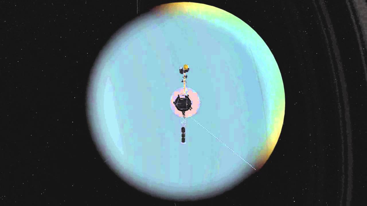 Uranus-Neptune Flyby - YouTube