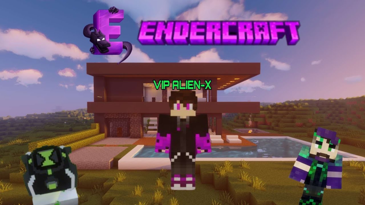 PEGUEI A ARMADURA DO BEN10.000 NO SERVIDOR DE MINECRAFT - EnderCraft - YouTube