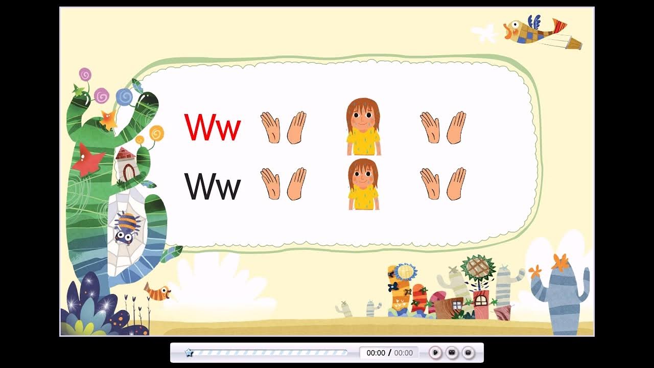 Letter W Phonics Chant for Kids - YouTube