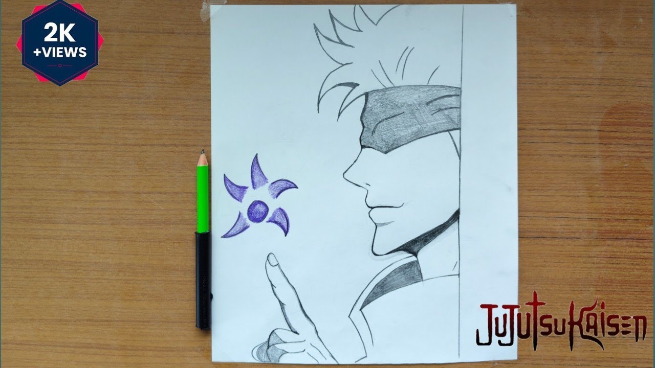 How to draw Gojo Hollow purple Attack(side view) Easy Anime Drawing ...