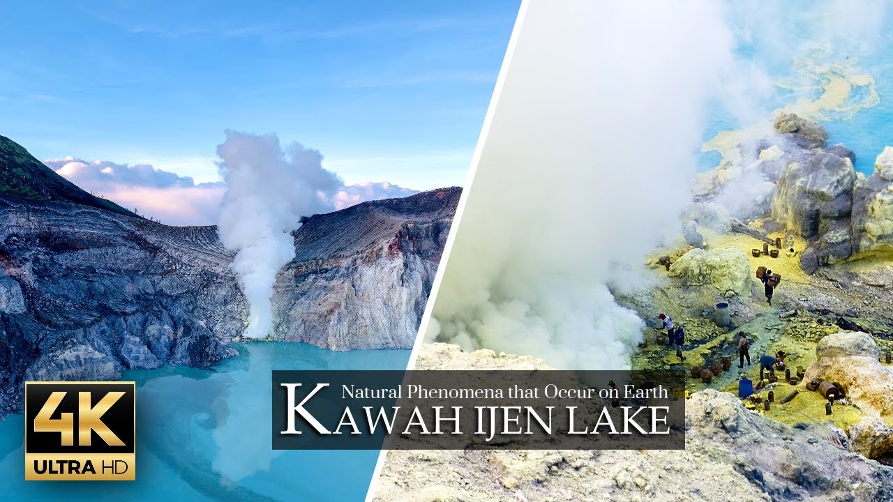 Kawah Ijen Lake - The Most Volcanic Lake in the World - YouTube