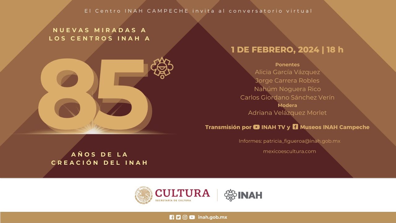 Nuevas miradas a los Centros INAH a 85 años de la creación del INAH ...