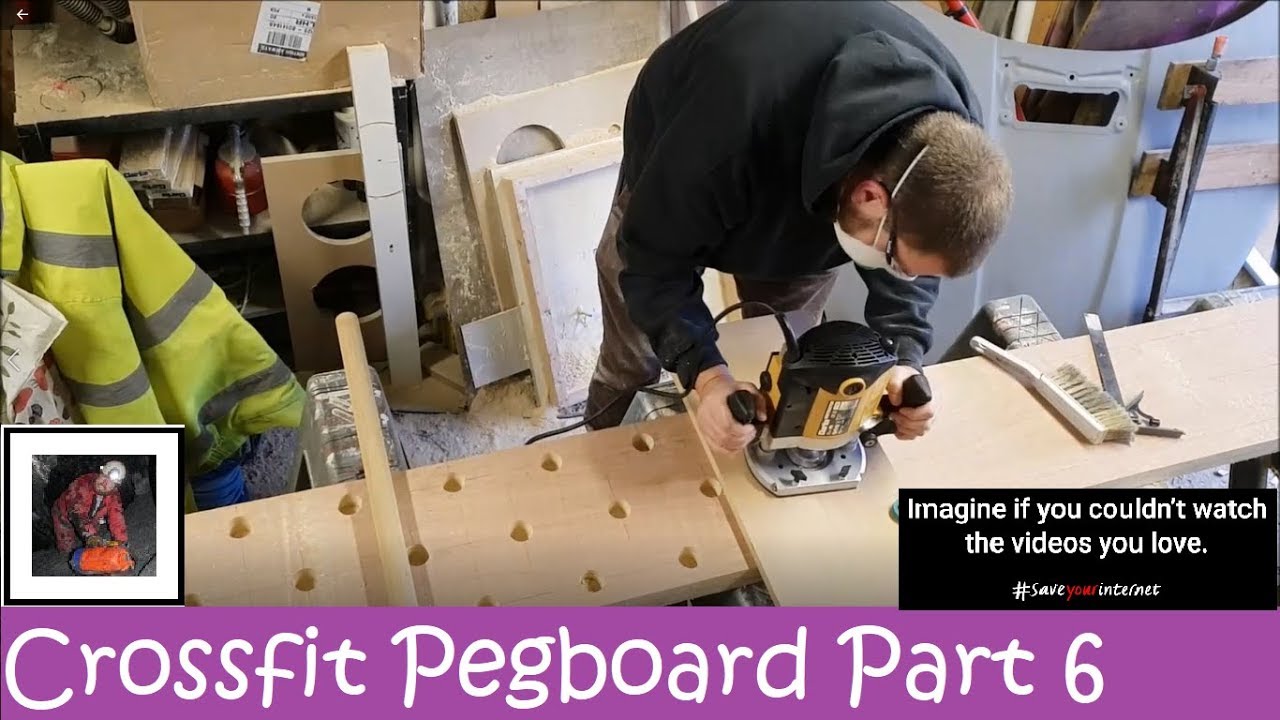 Crossfit Pegboard Part 6 - YouTube