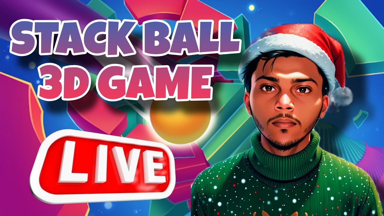Stack Ball Live Gameplay | #stackball #gaming #game #live #shortsfeed # ...
