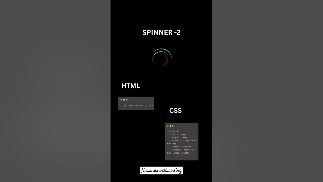 Spinner Coding Lover 😍 Code Coding Programming Programmer Develpors Coder Youtube