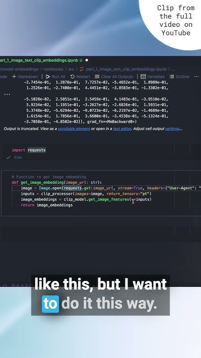 📜 Image Embeddings with CLIP [Multimodal Embeddings] - YouTube