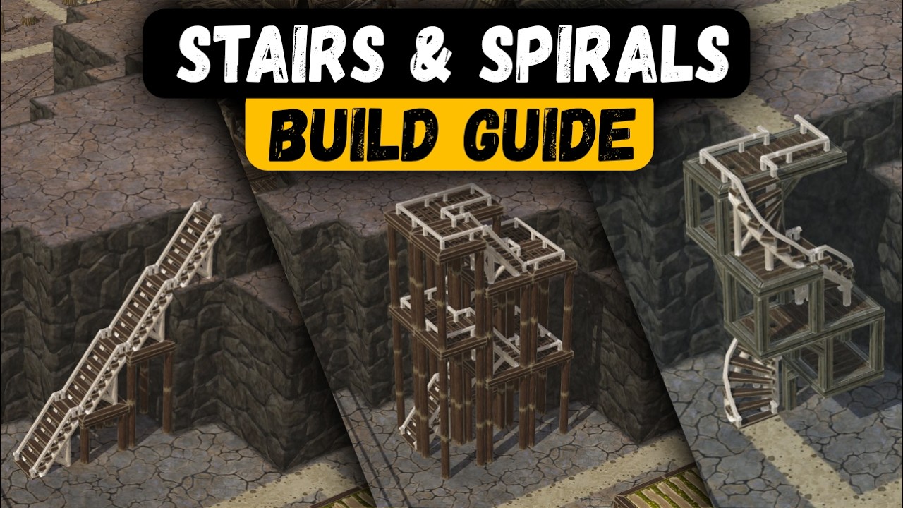 The BEST DESIGNS for Making Staircases in TImberborn - YouTube