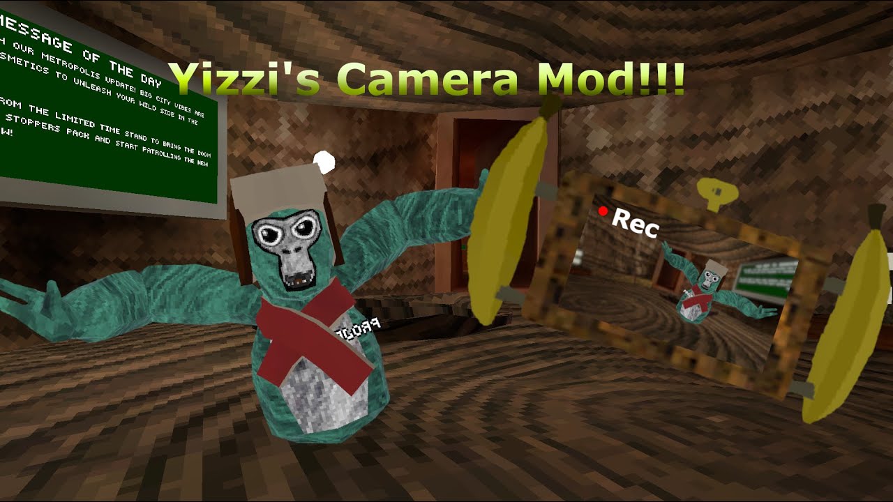 Camera Mod Test Gorilla Tag (Yizzi's Camera Mod) - YouTube