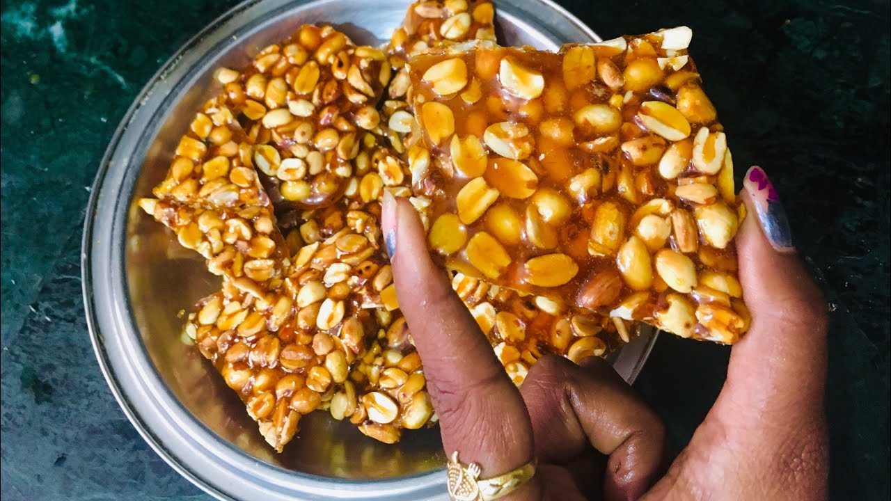 मार्केट जैसी बादाम पट्टी ( चिक्की) अब घर में बनाये बिलकुल आसान तरीक़े ...