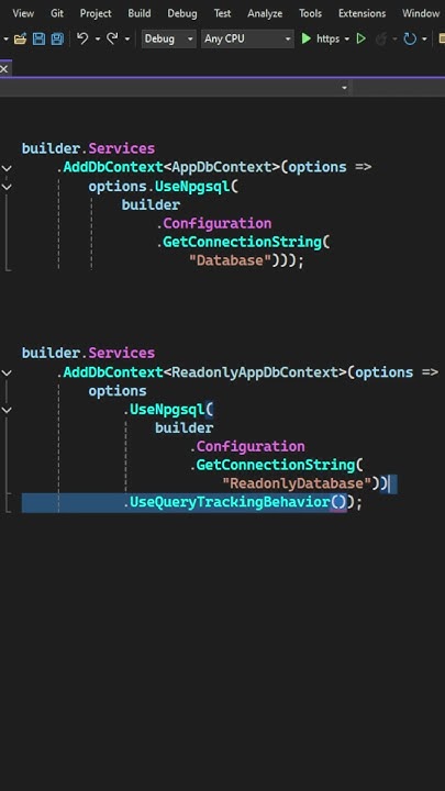 Creating a Read-only EF Core Database Context - YouTube