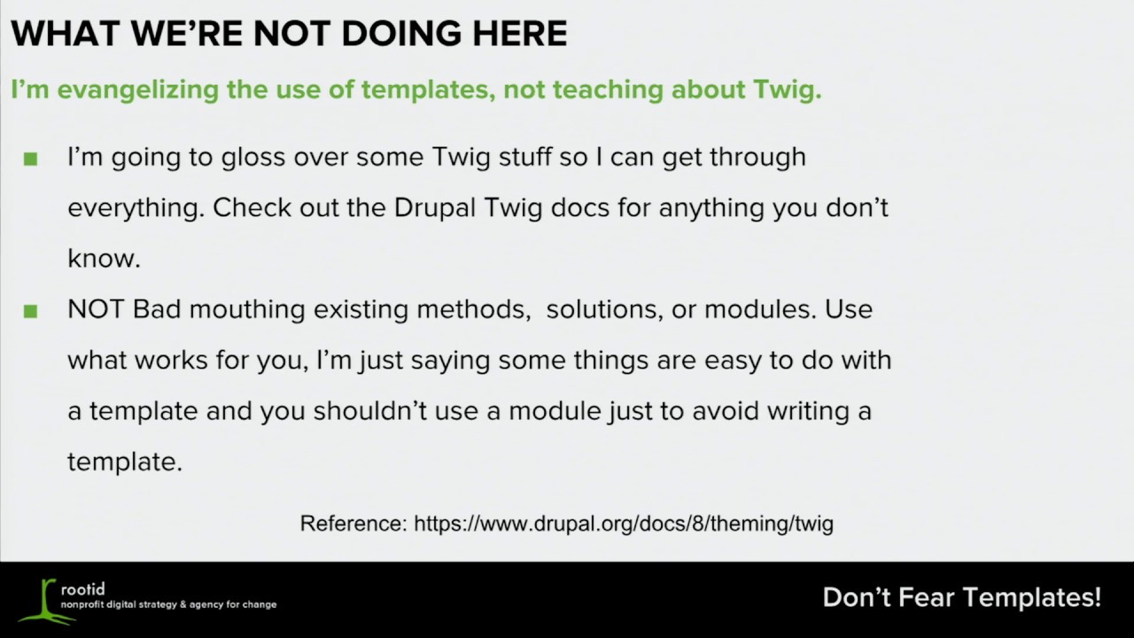 Don't fear templates! Using Twig templates with Nodes, Views, and the ...
