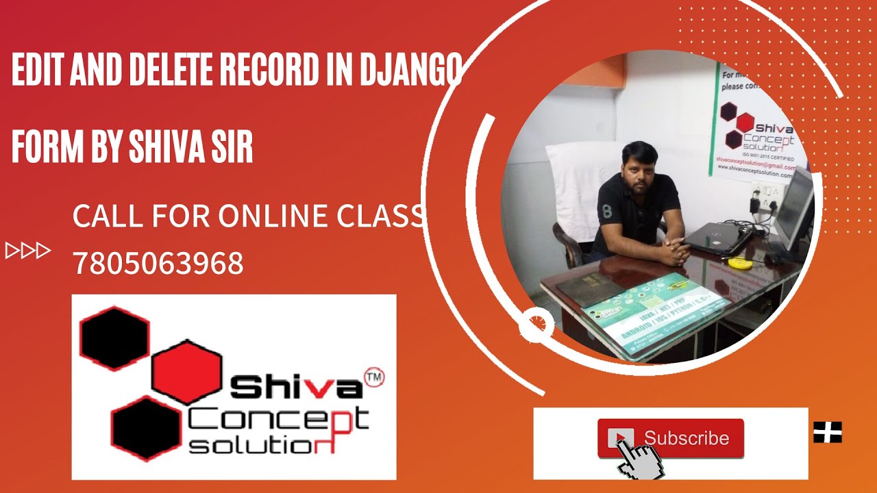 How We Edit And Delete Record In Djangocreate Update And Delete 4104