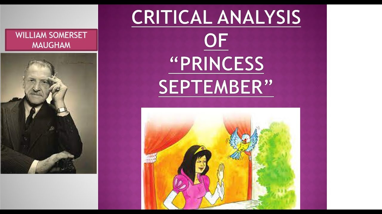 CRITICAL ANALYSIS OF PRINCESS SEPTEMBER - YouTube