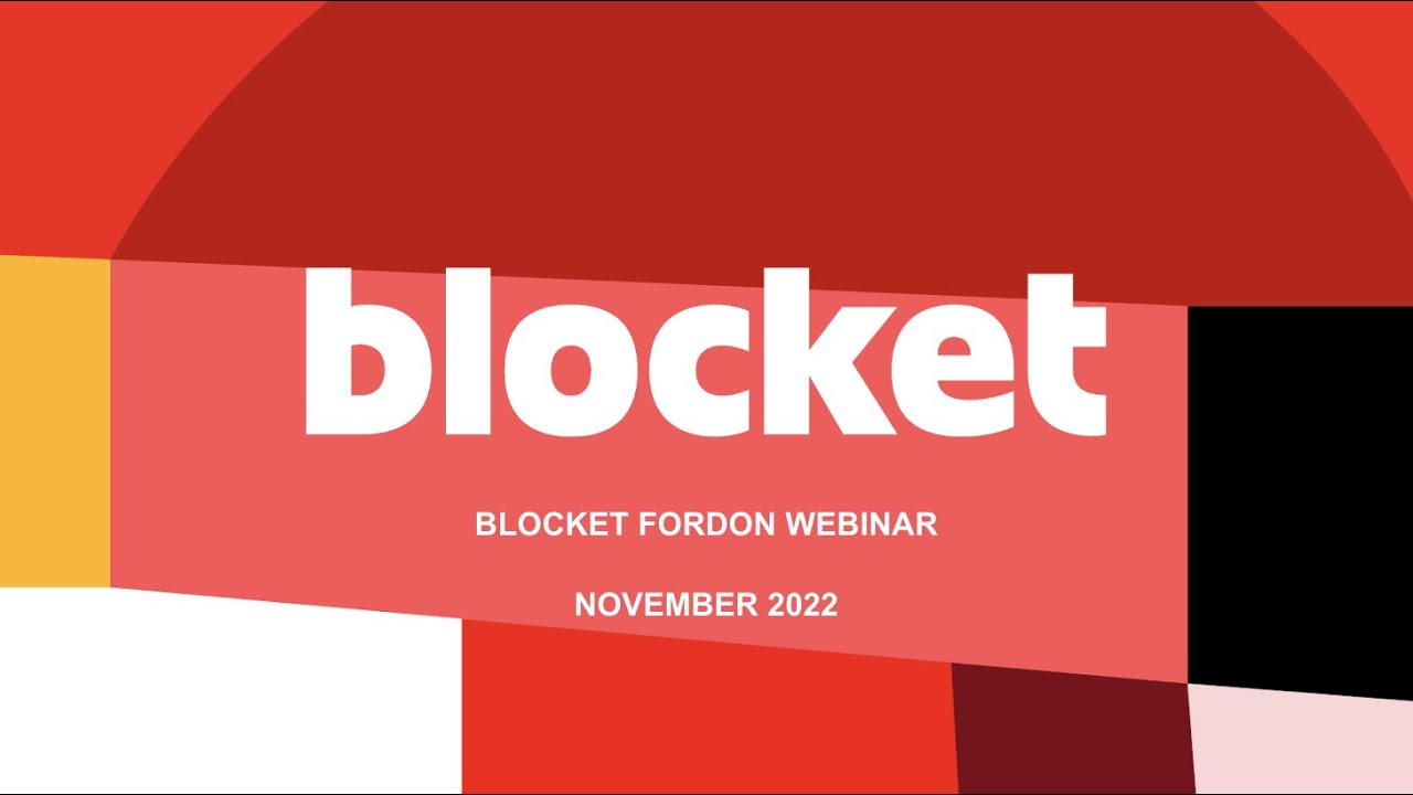 Blocket Fordon webinar: Effektiv annonsering - YouTube