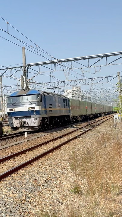 EF210-342【吹】56ﾚ JR尼崎駅定通2025.5.3 #貨物列車 - YouTube
