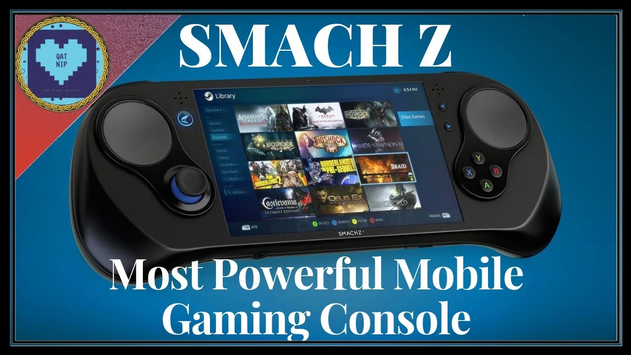 SMACH Z Handheld Gaming Console | Desktop Level Gaming like Never ...