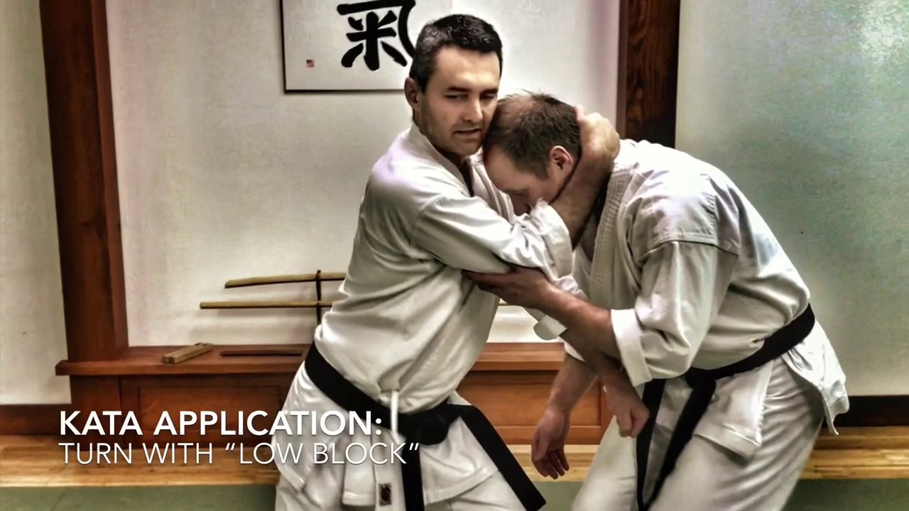 Kata Application - Turn with Low Block - YouTube