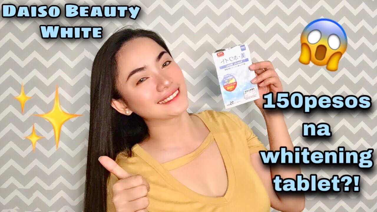 MURANG PAMPAPUTI | EFFECTIVE WHITENING TABLET | DAISO BEAUTY WHITE ...