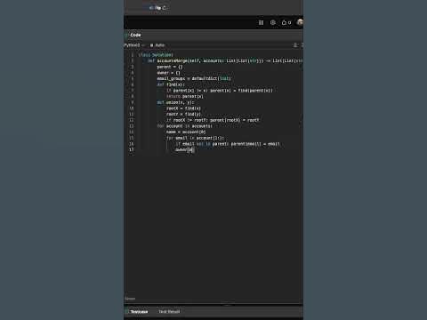 Leetcode 721: Accounts Merge - YouTube
