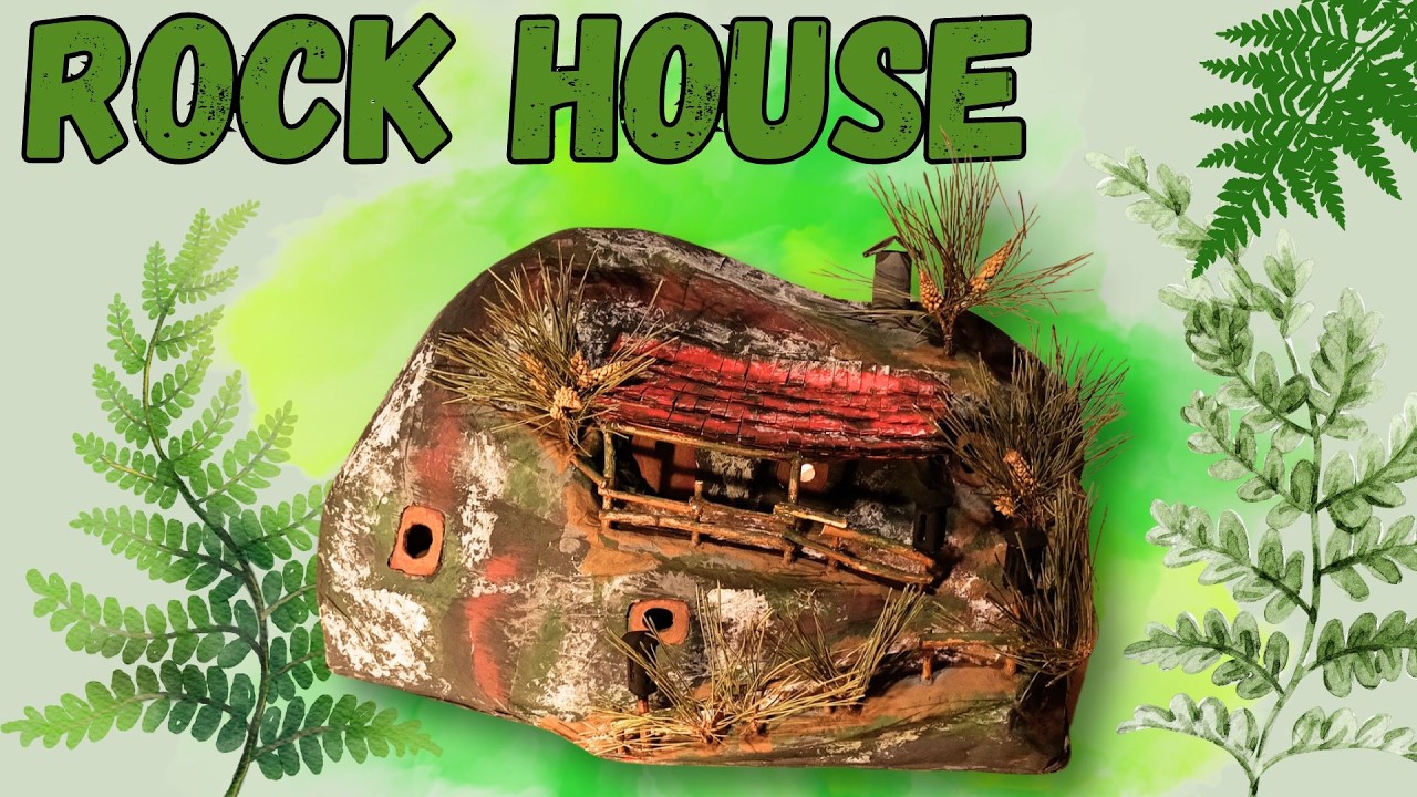 From Paper to Model: Creating a Rock House - Tutorial DIY - YouTube